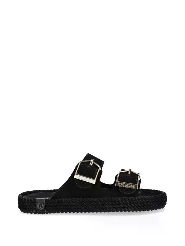 BOHONOMAD Sidney Buckle Espadrilles - Black