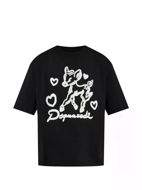 Dsquared2 Graphic-print T-shirt - Black