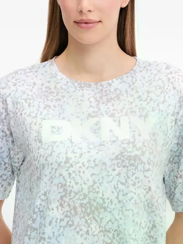 Dkny Leopard Print Logo Nightdress