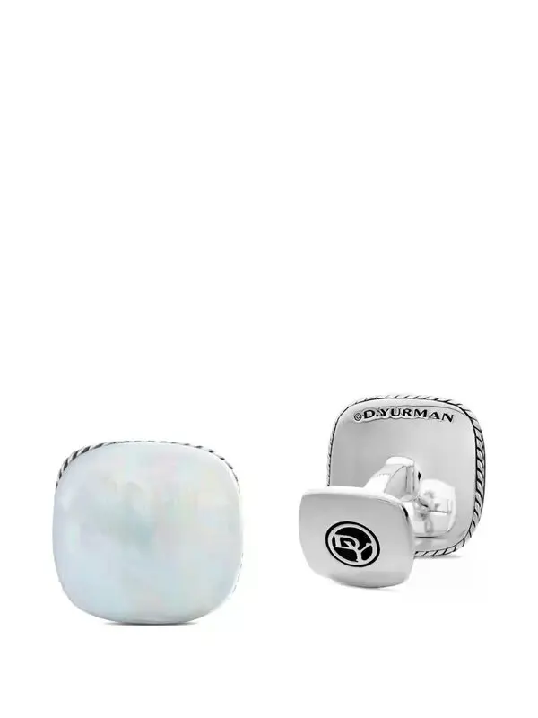 David Yurman Streamline Mother Of Pearl Cufflinks