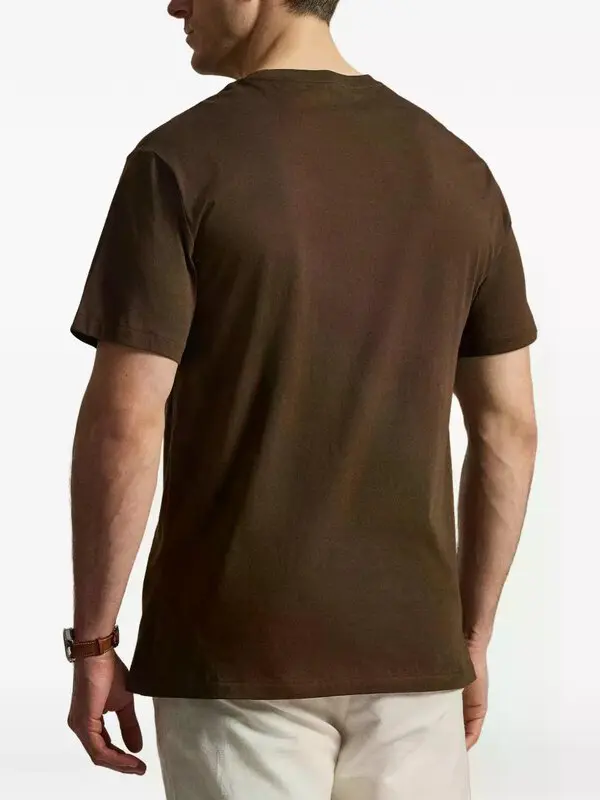 Polo Ralph Lauren Logo-embroidered T-shirt - Brown