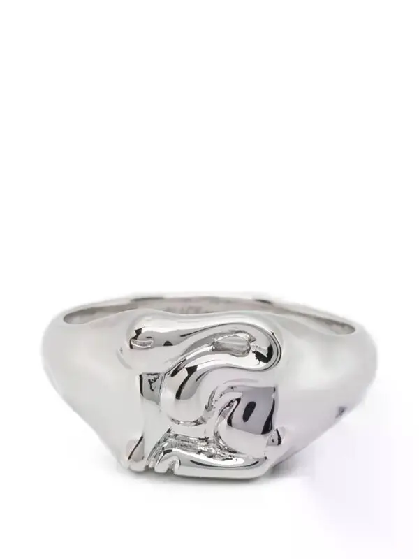 MARIA BLACK Rabbit Signet Ring In -tone