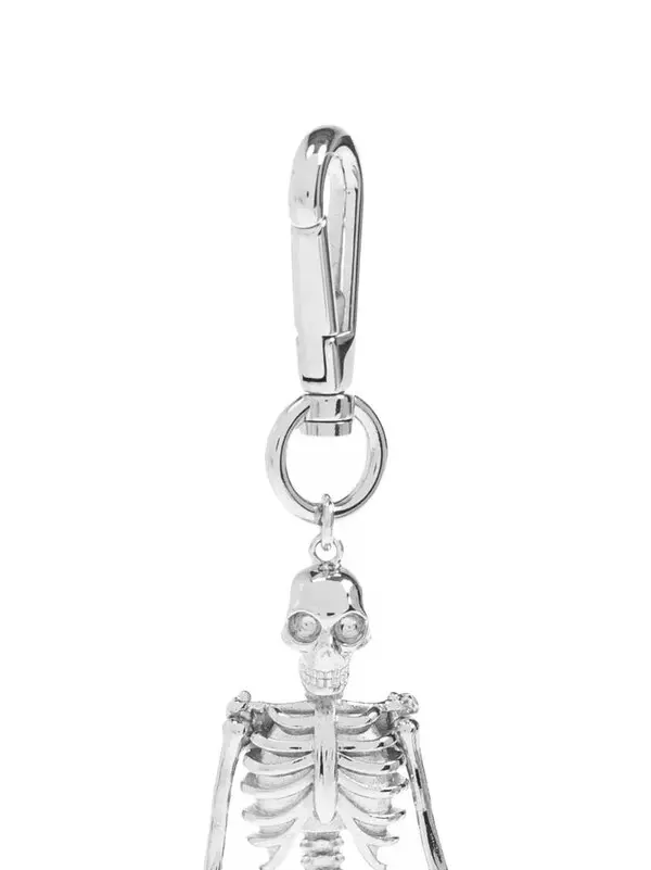 Alexander McQueen Skeleton Motif Keychain