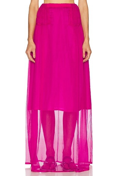 Dries Van Noten Scarlett Skirt - Fuchsia