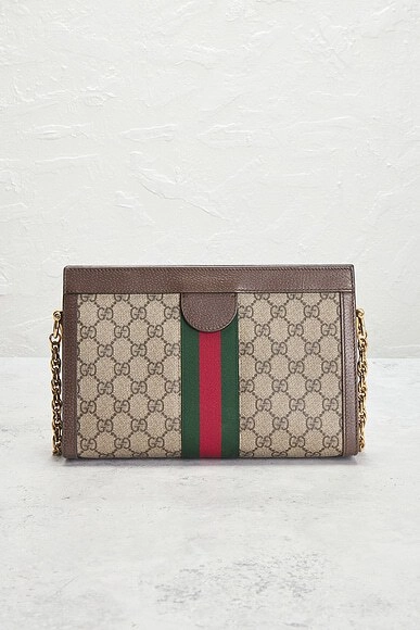 Gucci Ophidia Shoulder Bag - Brown