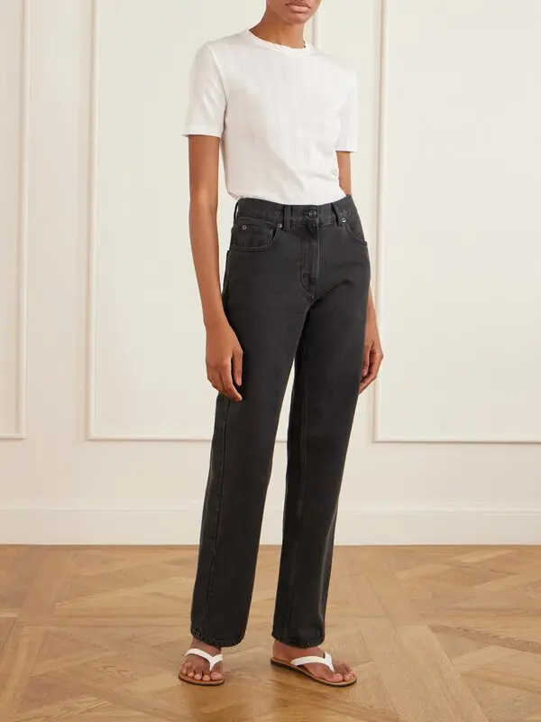 THE ROW Etina Cotton-jersey T-shirt