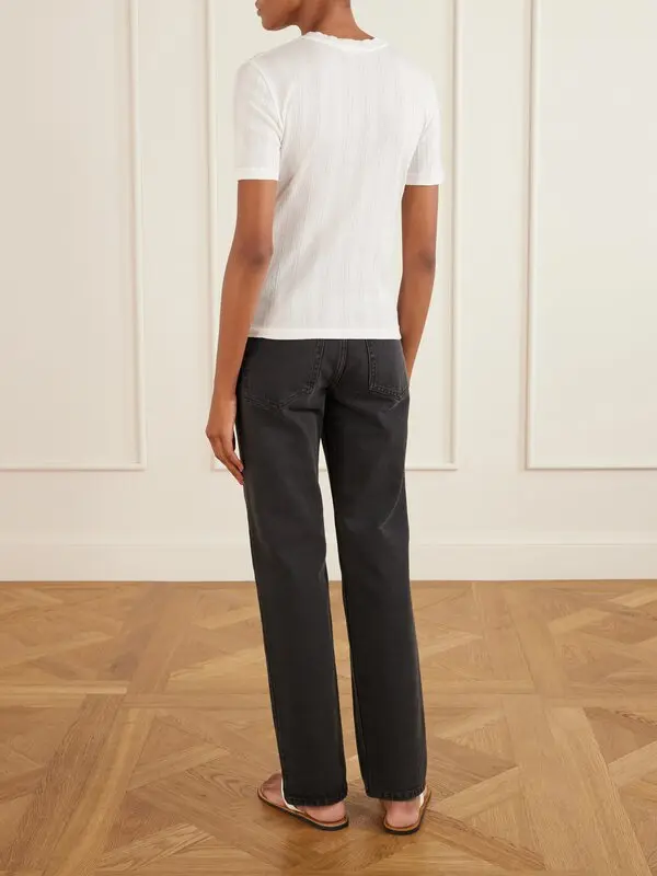 THE ROW Etina Cotton-jersey T-shirt