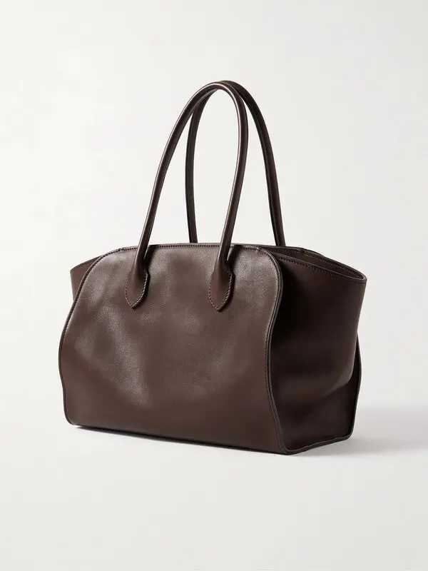 THE ROW Marlo 12 Leather Tote - Brown
