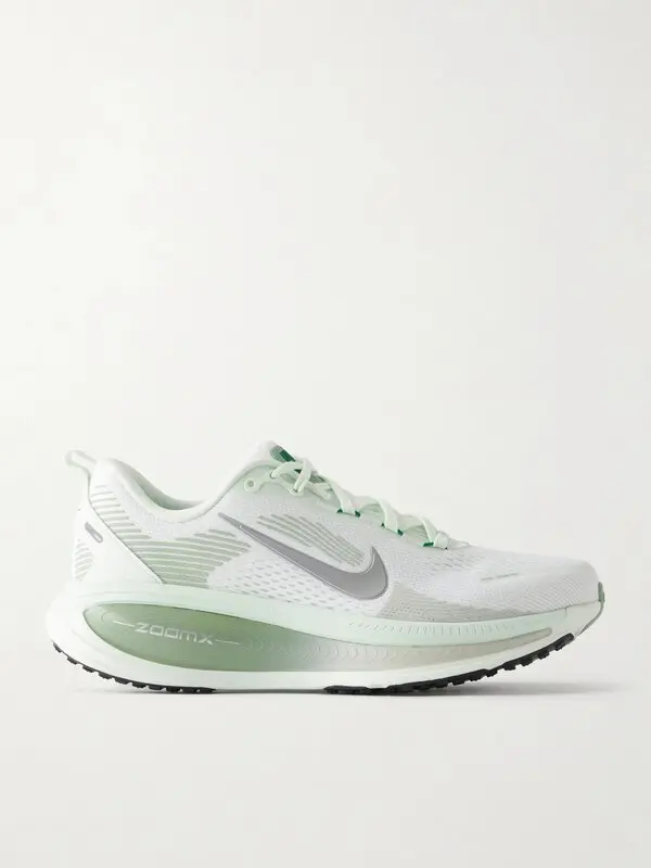 Nike Vomero 18 Mesh And Rubber-trimmed Trainers - Green