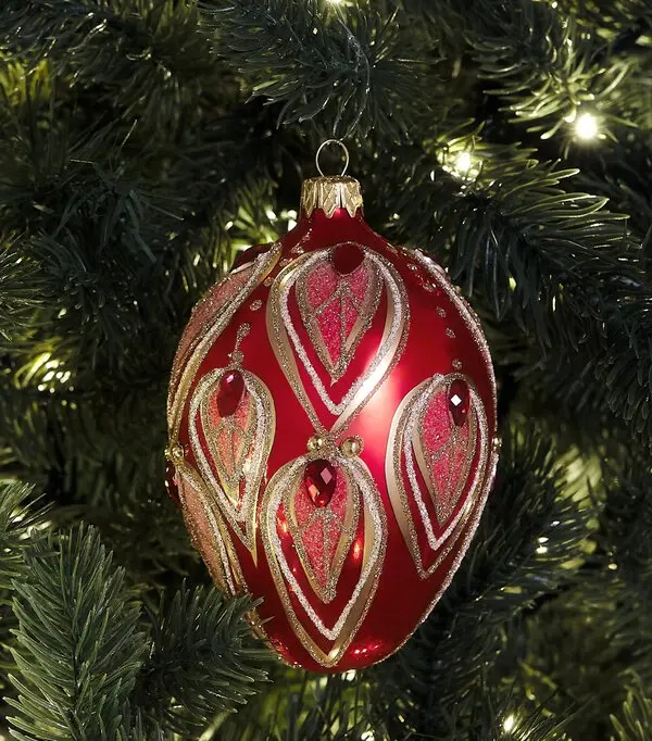 Harrods Glittery Egg Bauble