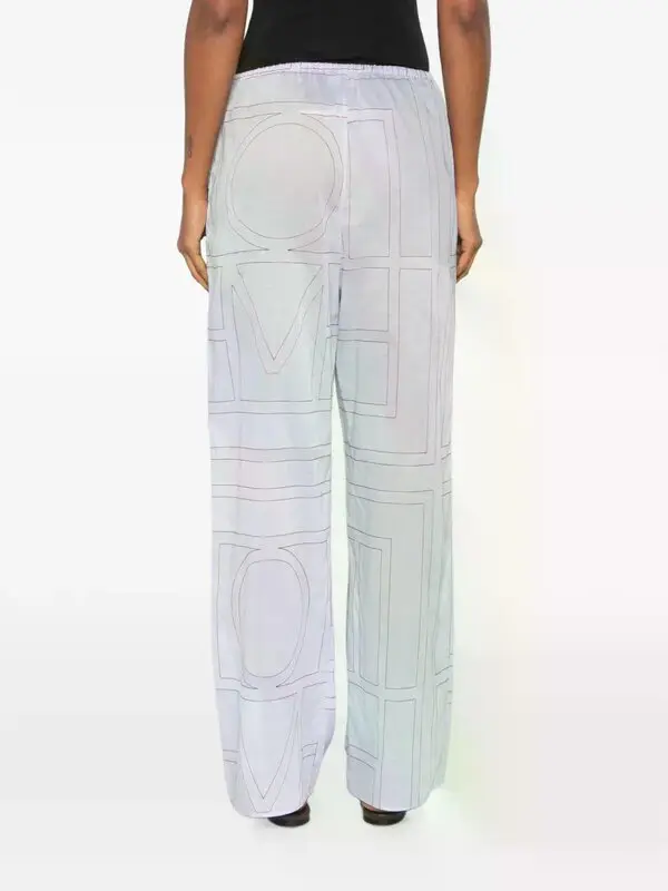 TOTEME Printed Cotton Trousers