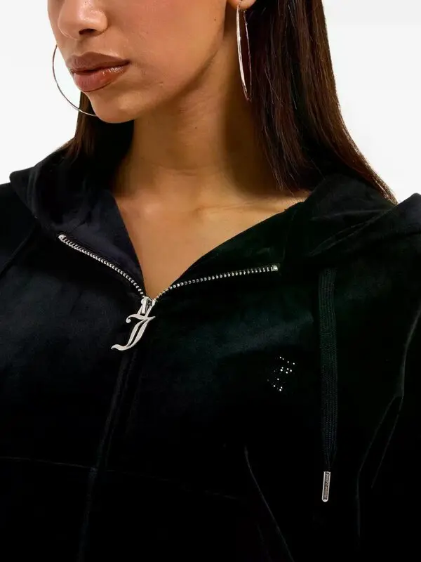 Juicy Couture Embellished Velour Hoodie