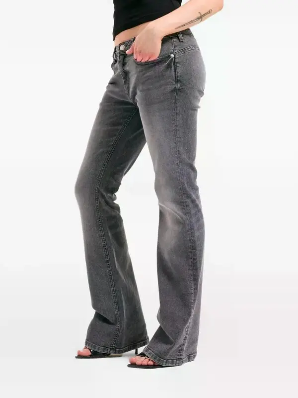 Juicy Couture Digi Embellished Flared Jeans - Grey
