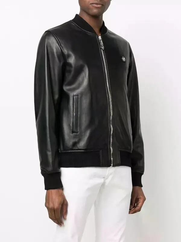 Philipp Plein Sheepskin Bomber Jacket