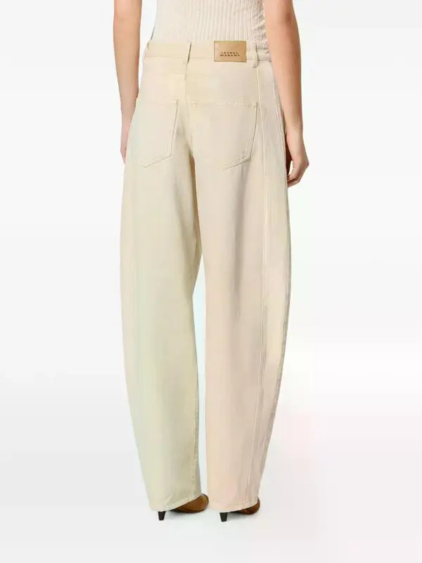 Isabel Marant Étoile Lisha Cotton Pleated Trousers