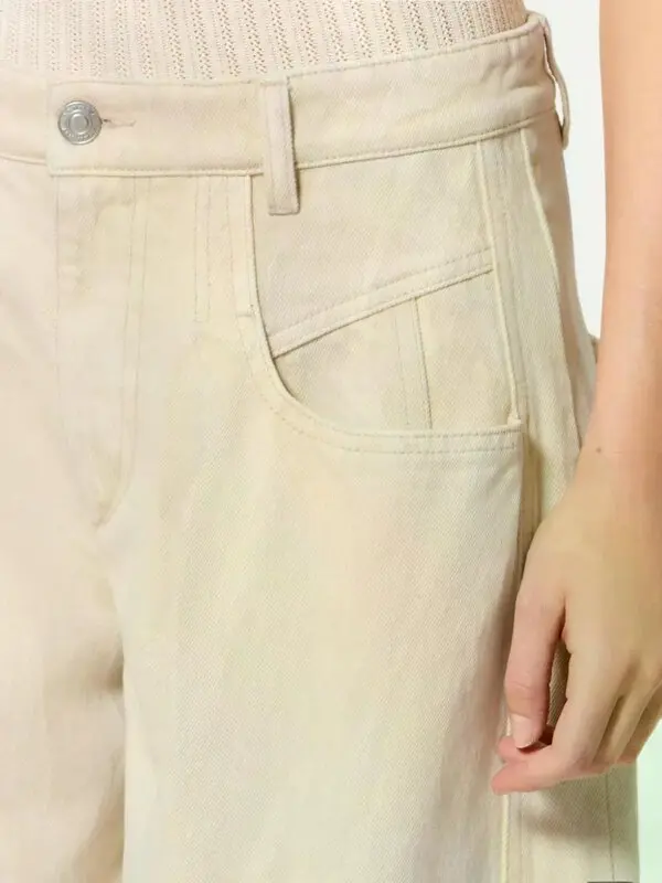 Isabel Marant Étoile Lisha Cotton Pleated Trousers