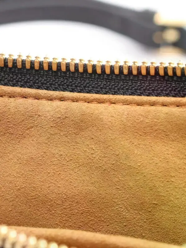 Mcm Geometric Print Canvas Shoulder Bag