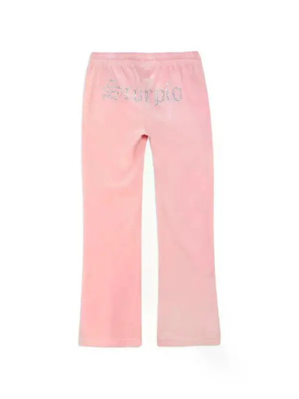 Juicy Couture Scorpio Diamanté Velour Track Pants