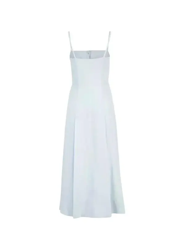 Gabriela Hearst Magritte Sleeveless Midi Dress - Blue