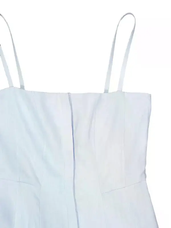 Gabriela Hearst Magritte Sleeveless Midi Dress - Blue