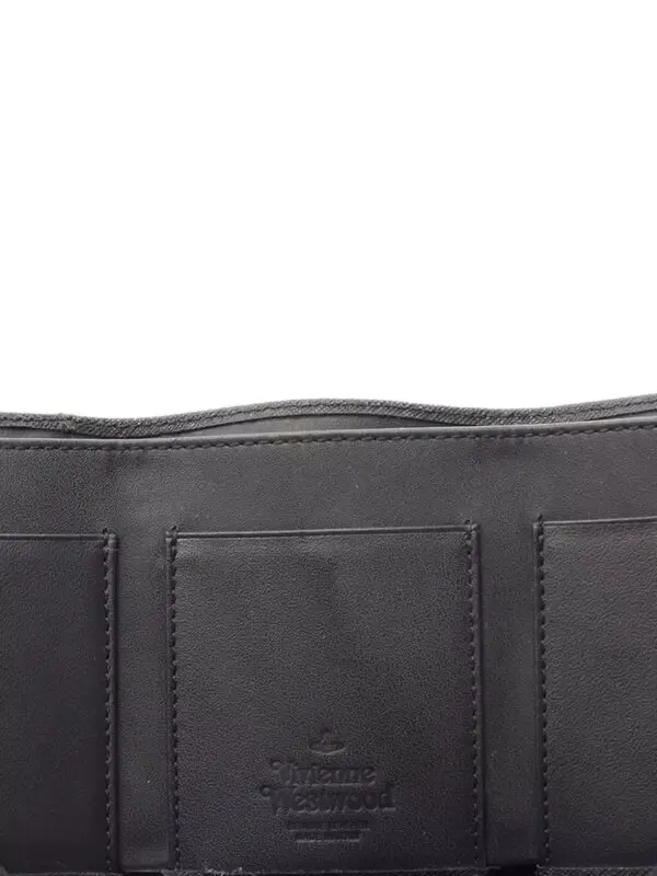 VIVIENNE WESTWOOD 2020s Orb-plaque Trifold Wallet