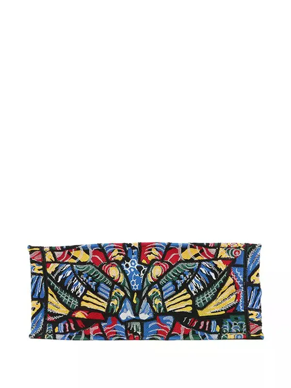 Dior Embroidered Canvas Butterfly Book Tote Bag