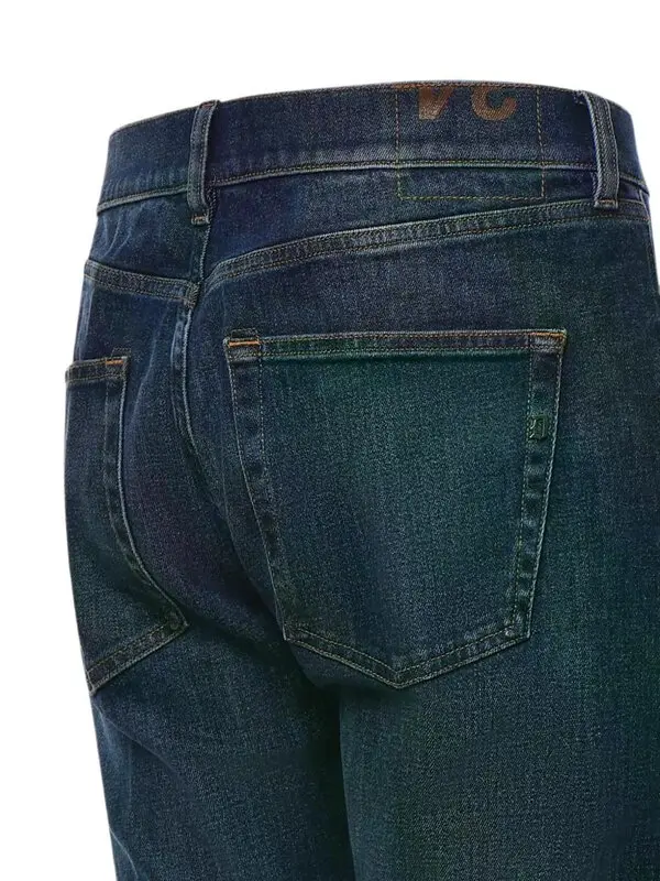 DONDUP Logo Plaque Turn-up Jeans