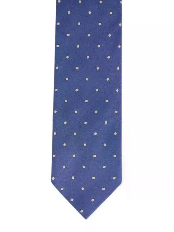 TOM FORD Polka-dot Silk Neck Tie - Blue
