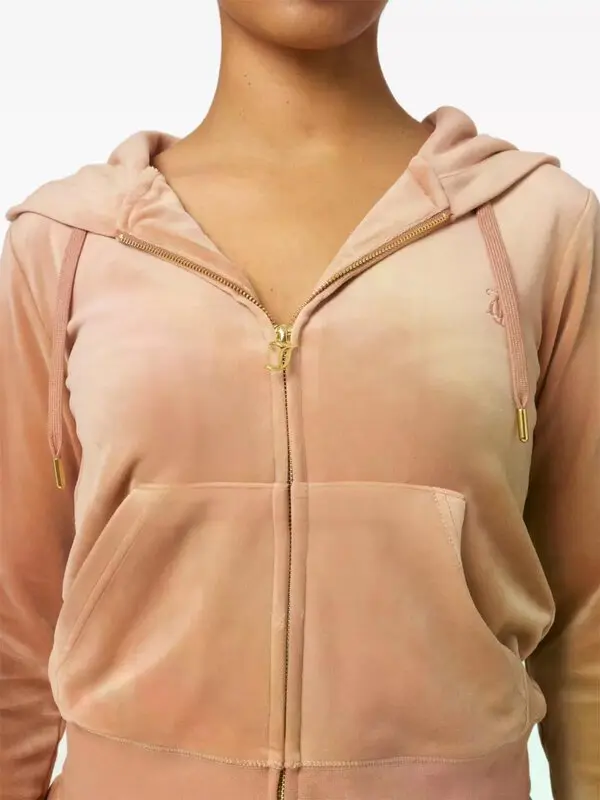 Juicy Couture Robertson Velour Hoodie - Neutrals