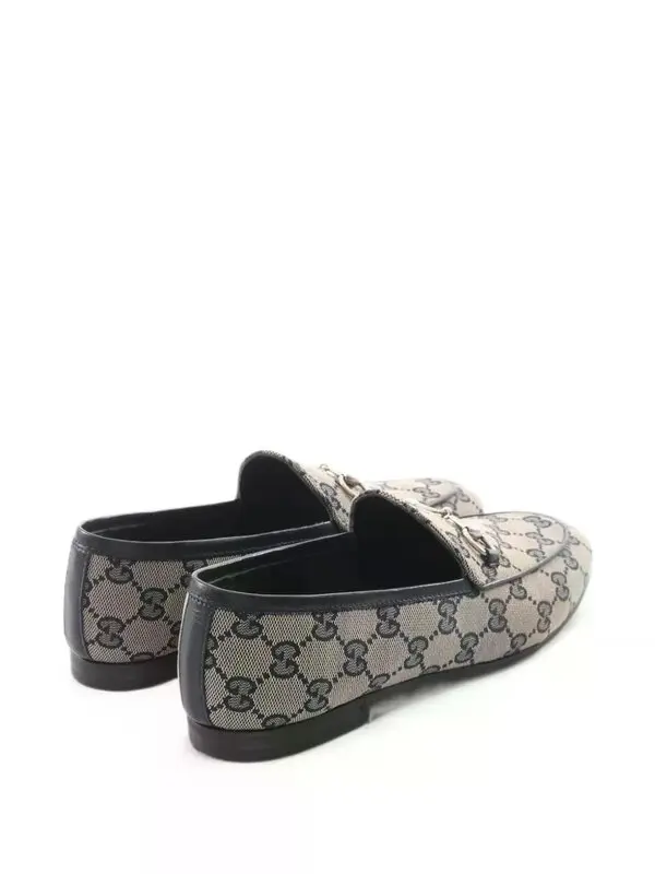 Gucci Jordaan Horsebit Gg Loafers