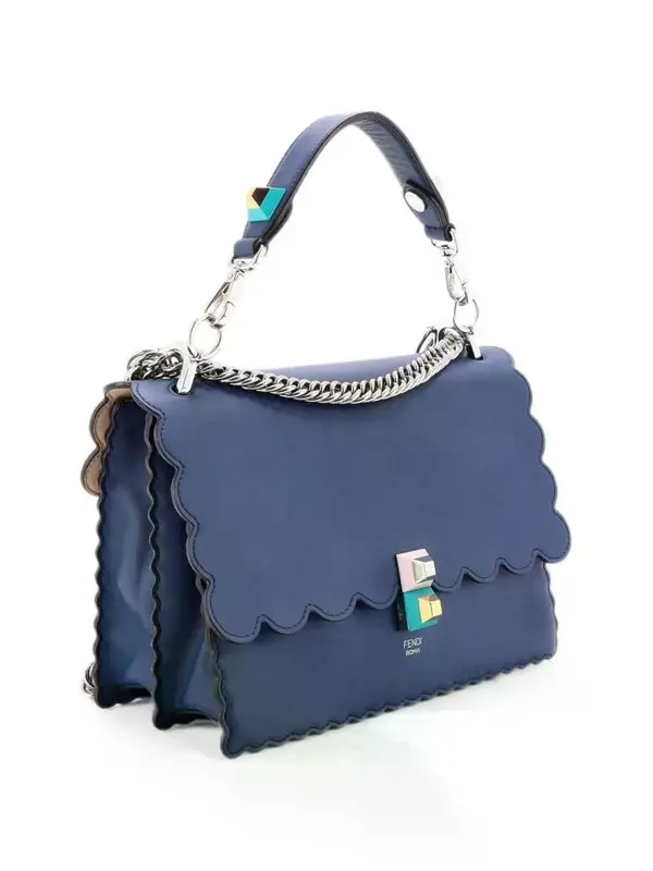 Fendi Kan I Bag Leather Medium Shoulder Bag