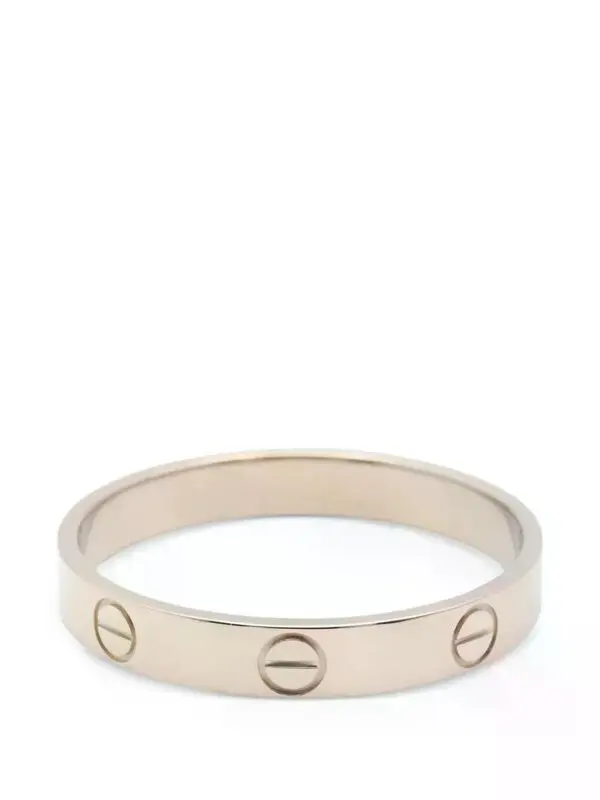 Cartier 18k White Gold Love Ring - Silver