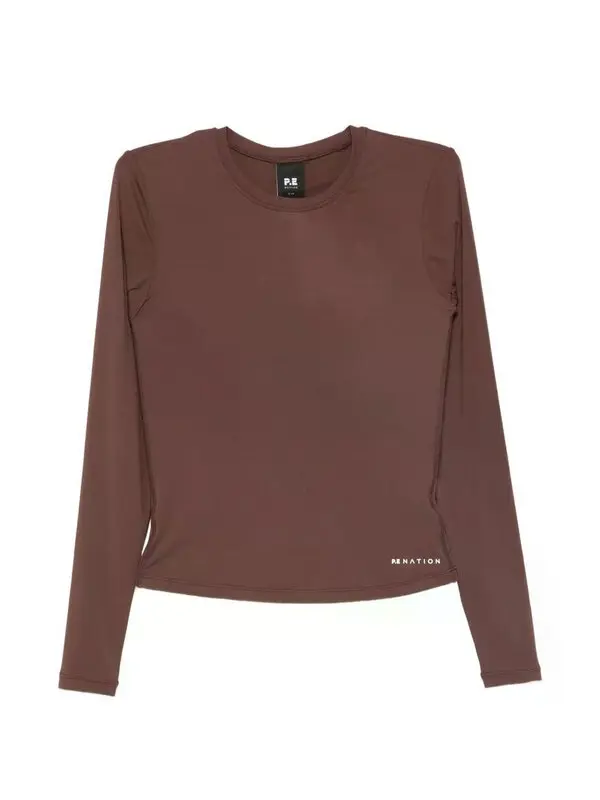 P.E Nation Foundation Long-sleeve Top - Brown