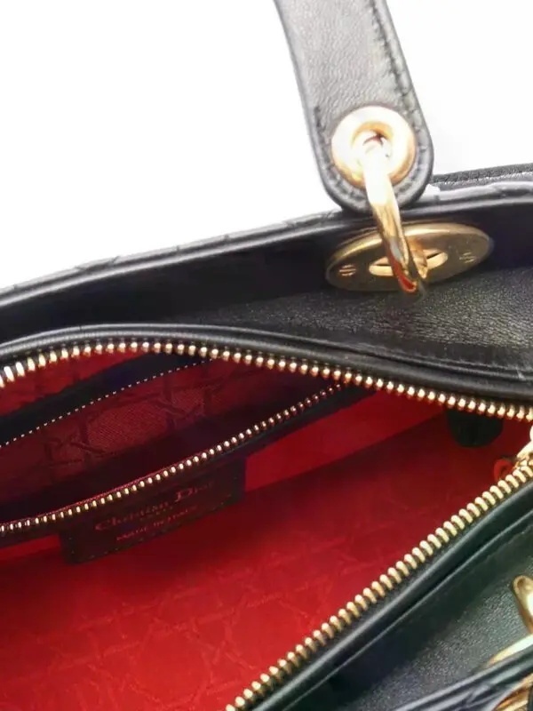 Dior Medium Lady Tote Bag - Black
