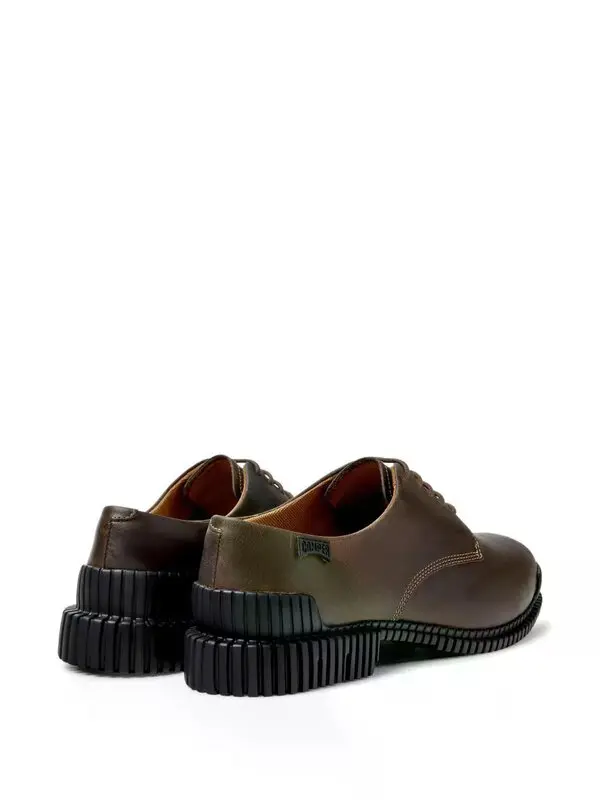 Camper Pix Leather Derby Shoes - Brown
