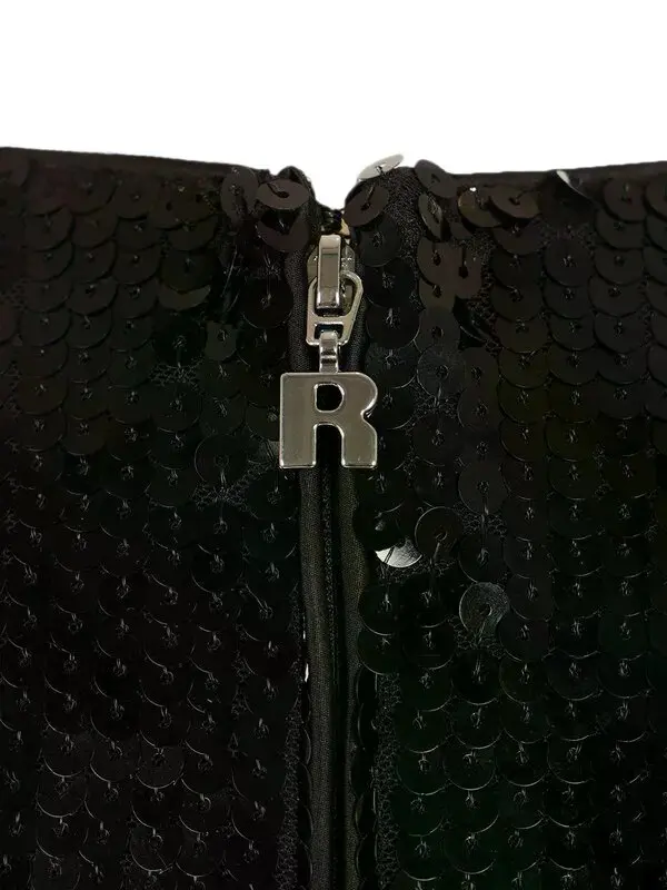 ROTATE BY BIRGER CHRISTENSEN Sequin Embellished Rosette Detail Mini Dress