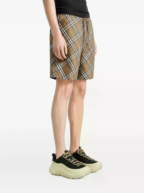 Burberry Check Drawstring Shorts