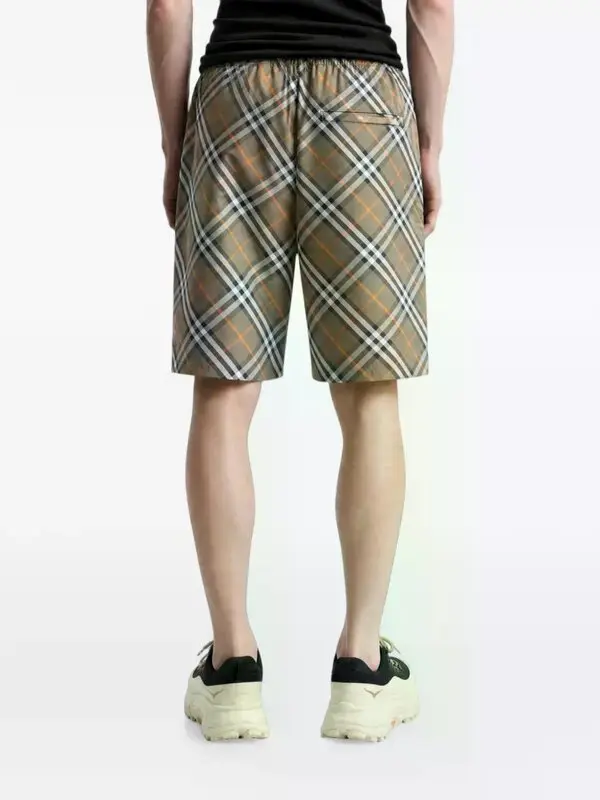 Burberry Check Drawstring Shorts