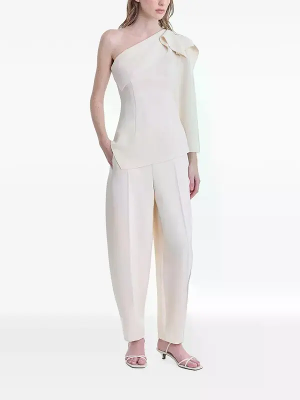 FFORME One-shoulder Ruffled Top