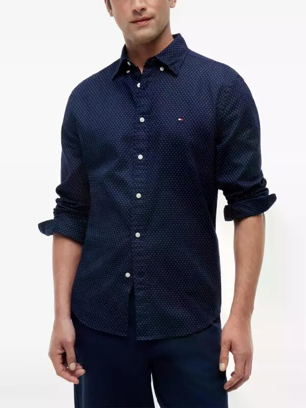 Tommy Hilfiger Micro-print Button-down Shirt