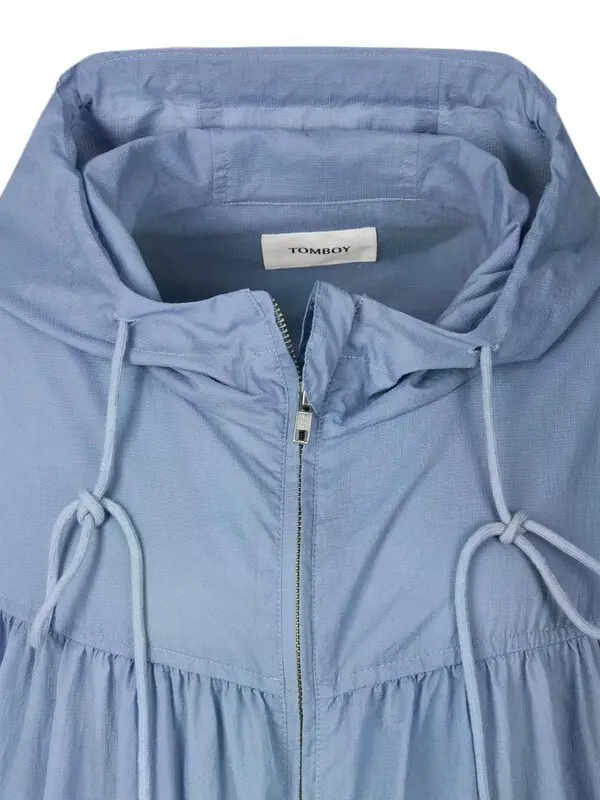 STUDIO TOMBOY Shirred Hooded Jacket