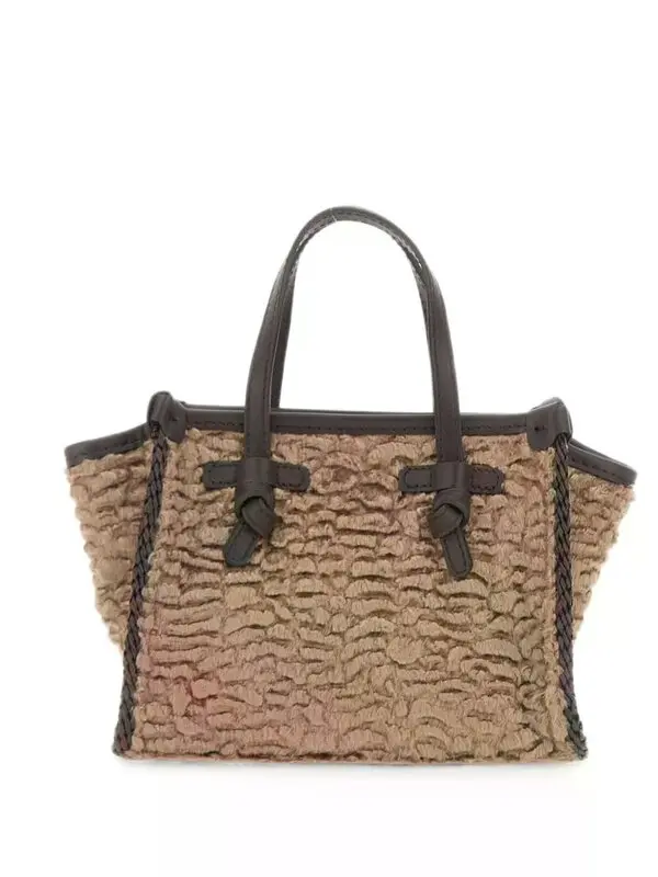 GIANNI CHIARINI Miss Marcella Textured Tote Bag - Neutrals