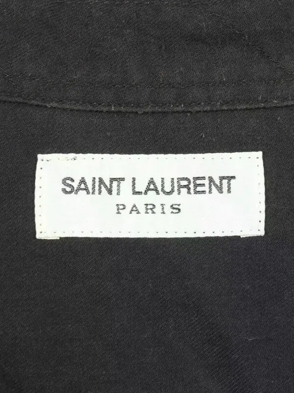 Saint Laurent 2000s Military-style Long-sleeve Shirt