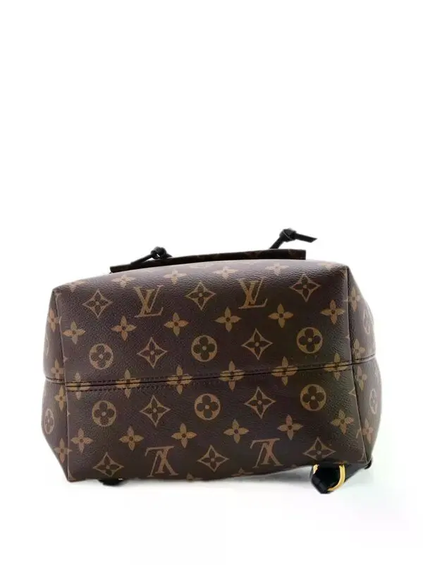 LOUIS VUITTON Monogram Canvas Montsouris Nm Backpack - Black