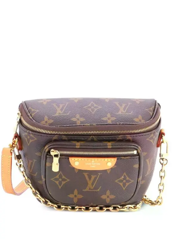 LOUIS VUITTON Monogram Canvas Mini Belt Bag - Brown