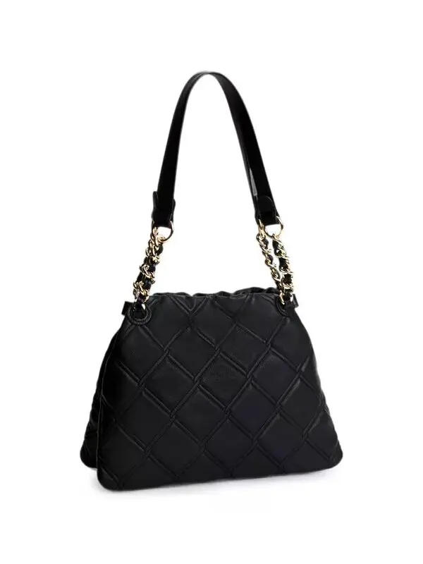 Tommy Hilfiger Quilted Tote Bag With Gold-tone Logo Plaque