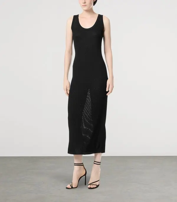 TOM FORD Scoop Neck Sequined Knit Maxi Dress