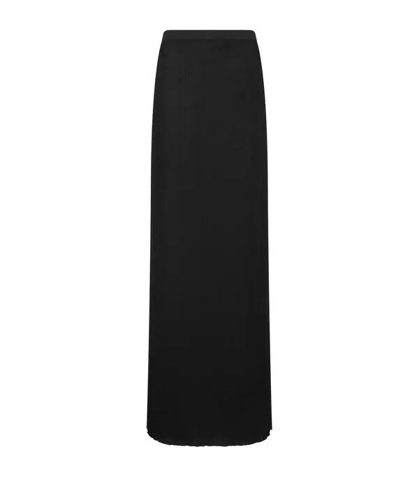 TOM FORD Micro-sequin Knitted Maxi Skirt - Black