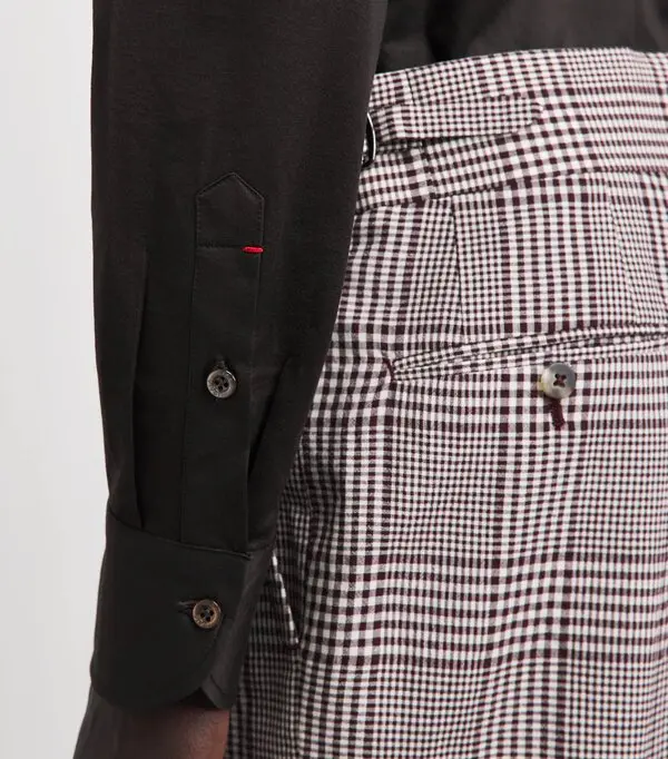 Isaia Cotton Jersey Shirt - Brown