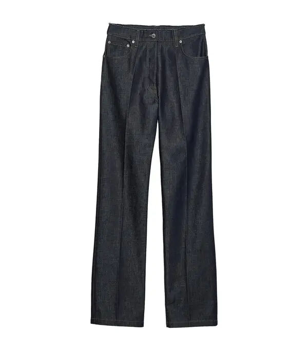 Prada Raw Denim Straight Leg Jeans